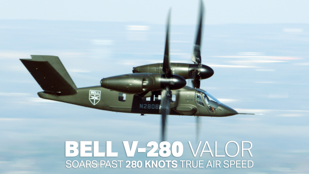 Record Performance at Bell: V-280 Valor Reaches 280 Knots True Airspeed | Bell Newsroom